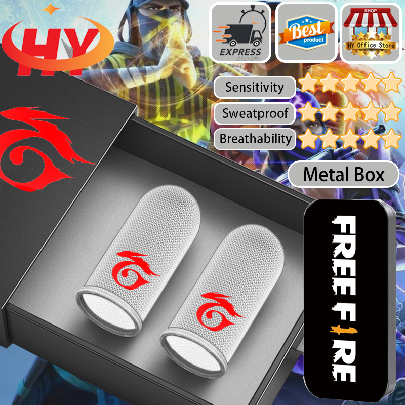 【COD】HY【Free Fire】Gaming Finger Sleeve gloves Touch thumb (2PCS) Anti ...