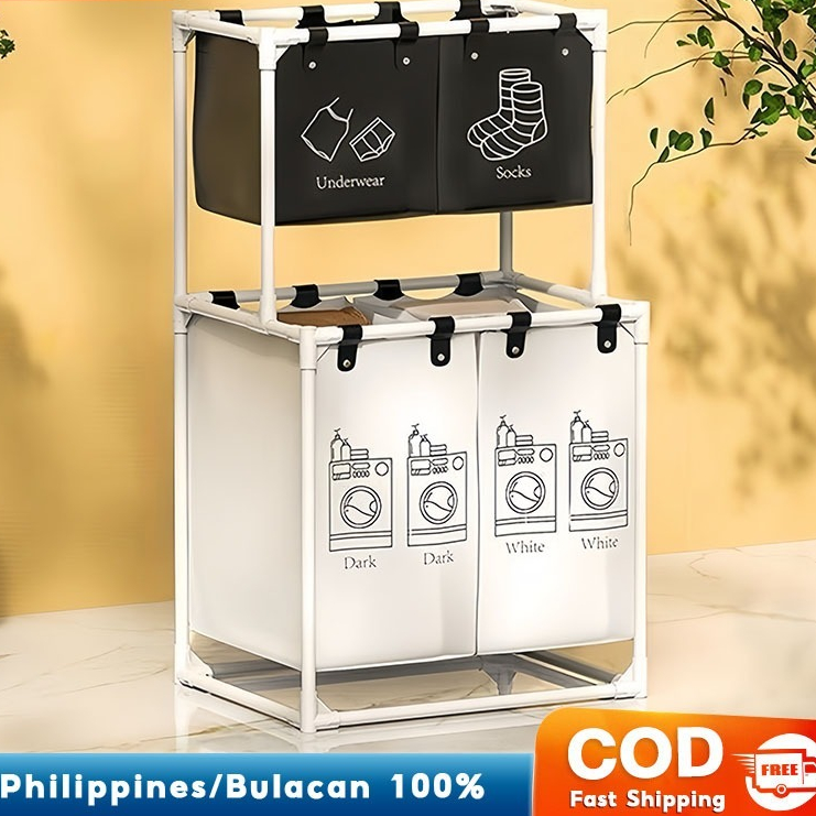 Dirty clothes basket multifunctional clothes storage basket household ...