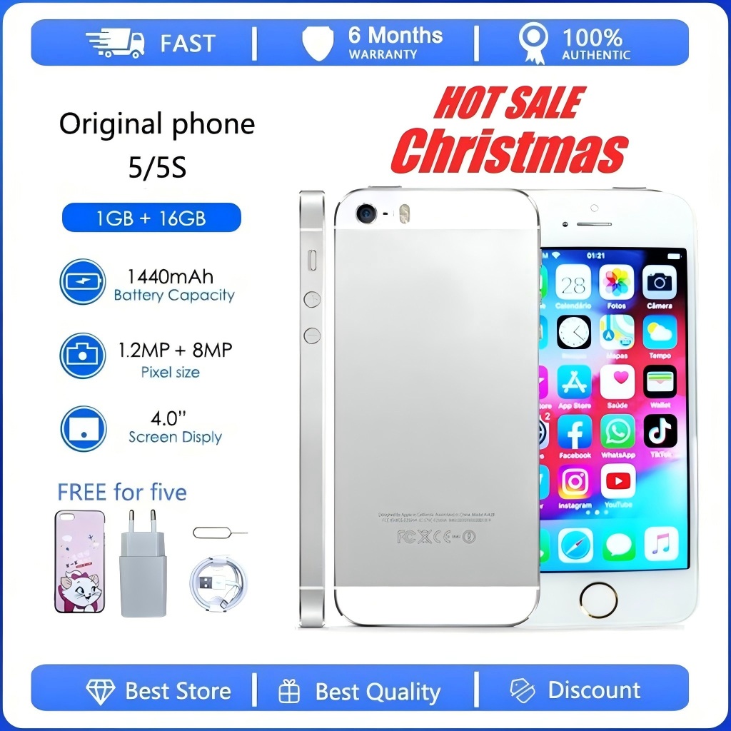 phone 5/5S/6 /6SP 16GB/32GB/64GB original unlocked smart second-hand ...