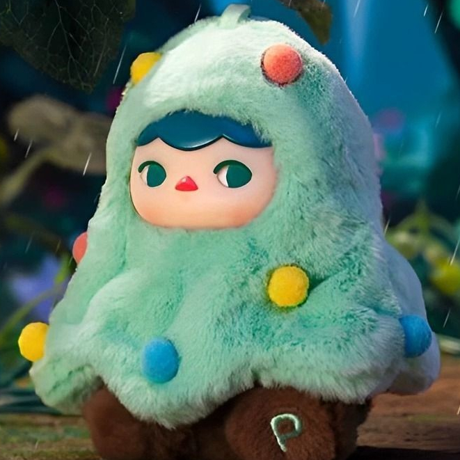 P POPMART POPMART PUCKY Elf Forest Party Series Mystery Box Vinyl Plush ...