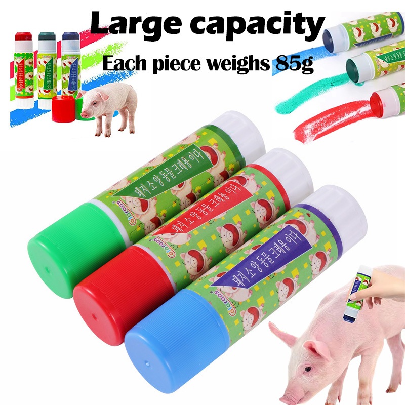 3Pcs New Livestock marker Pig marker Crayon animal Crayon ...