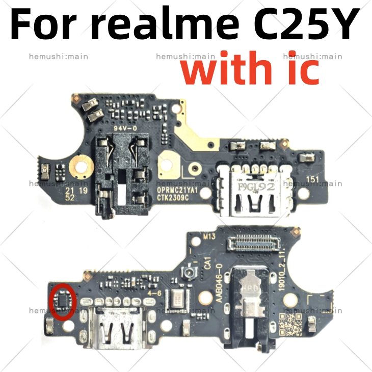 USB Charging charger port board for realme C25Y Mainboard Flex USB Port ...