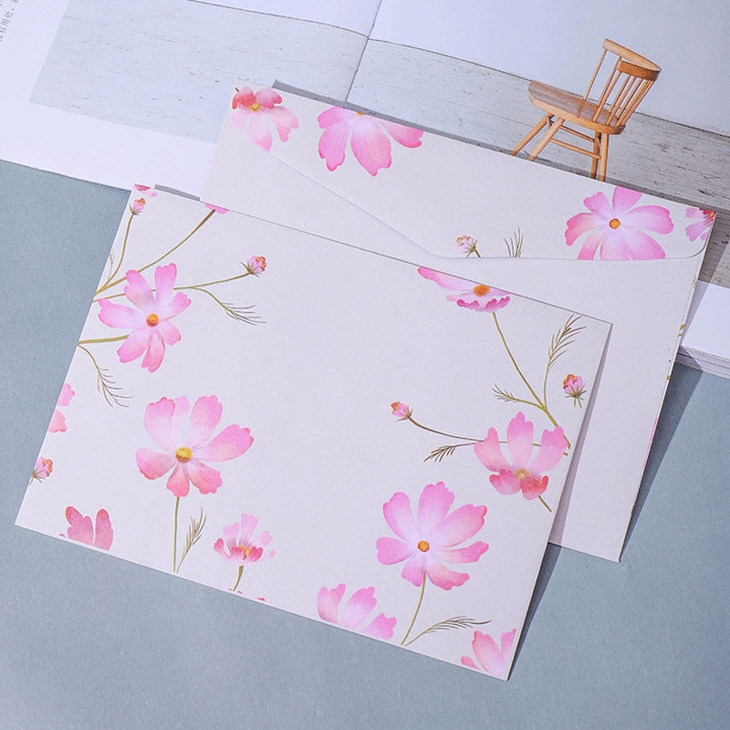 Large Envelopes Kawaii Cherry Daisy Envelopes for Letter Pad 5R ...