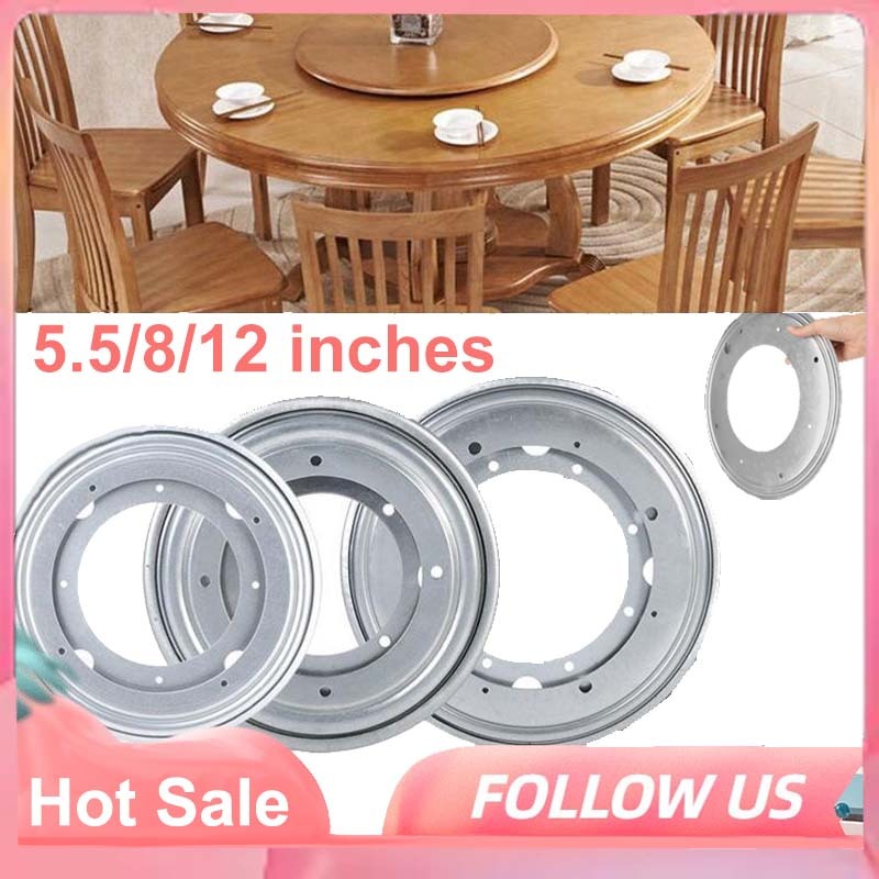 5.5/8/12 Inches Heavy Duty Galvanized Lazy Susan Turntable Bearing ...
