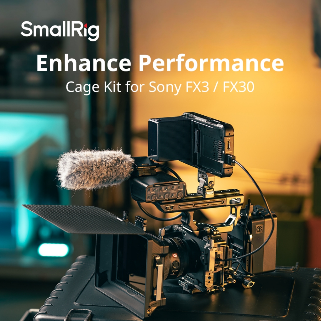 SmallRig Camera Frame for Sony FX3 / FX30, HawkLock Quick Release Cage ...