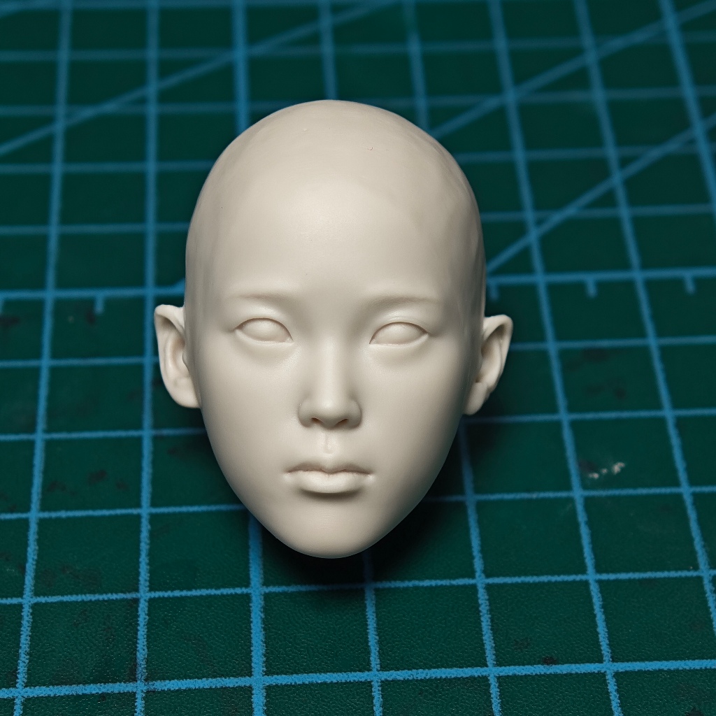 Unpainted 1/6 Scale Korean Singer IU Lee Ji Eun Head Sculpt Model Fit ...