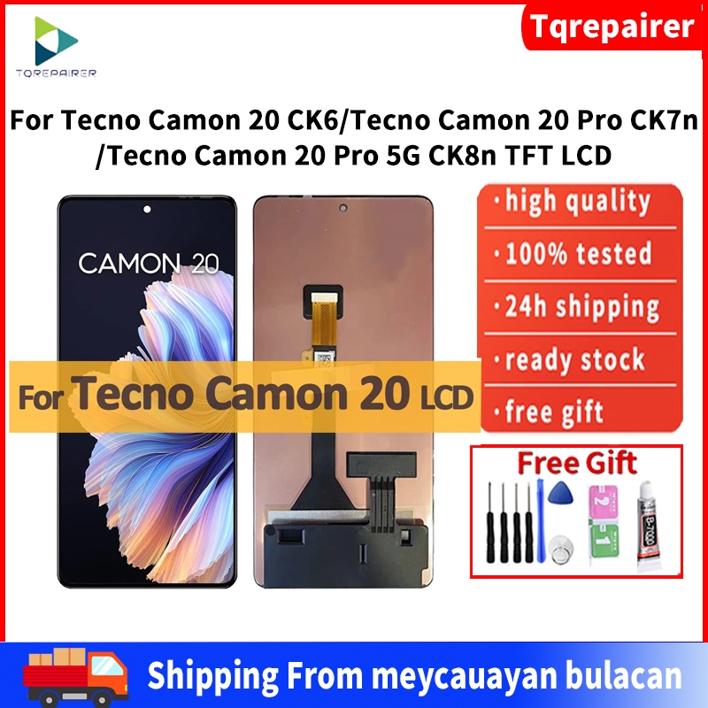 [Tqrepairer ]Original For Tecno Camon 20 CK6/Tecno Camon 20 Pro CK7n/Tecno Camon 20 Pro 5G ...