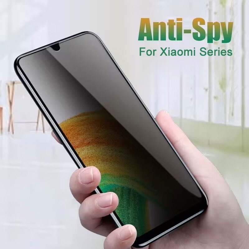 Full Anti Spy Privacy Tempered Glass for Xiaomi Redmi Note 14 13 Pro 5G 12s 12 11 10 9 8 7 Pro ...