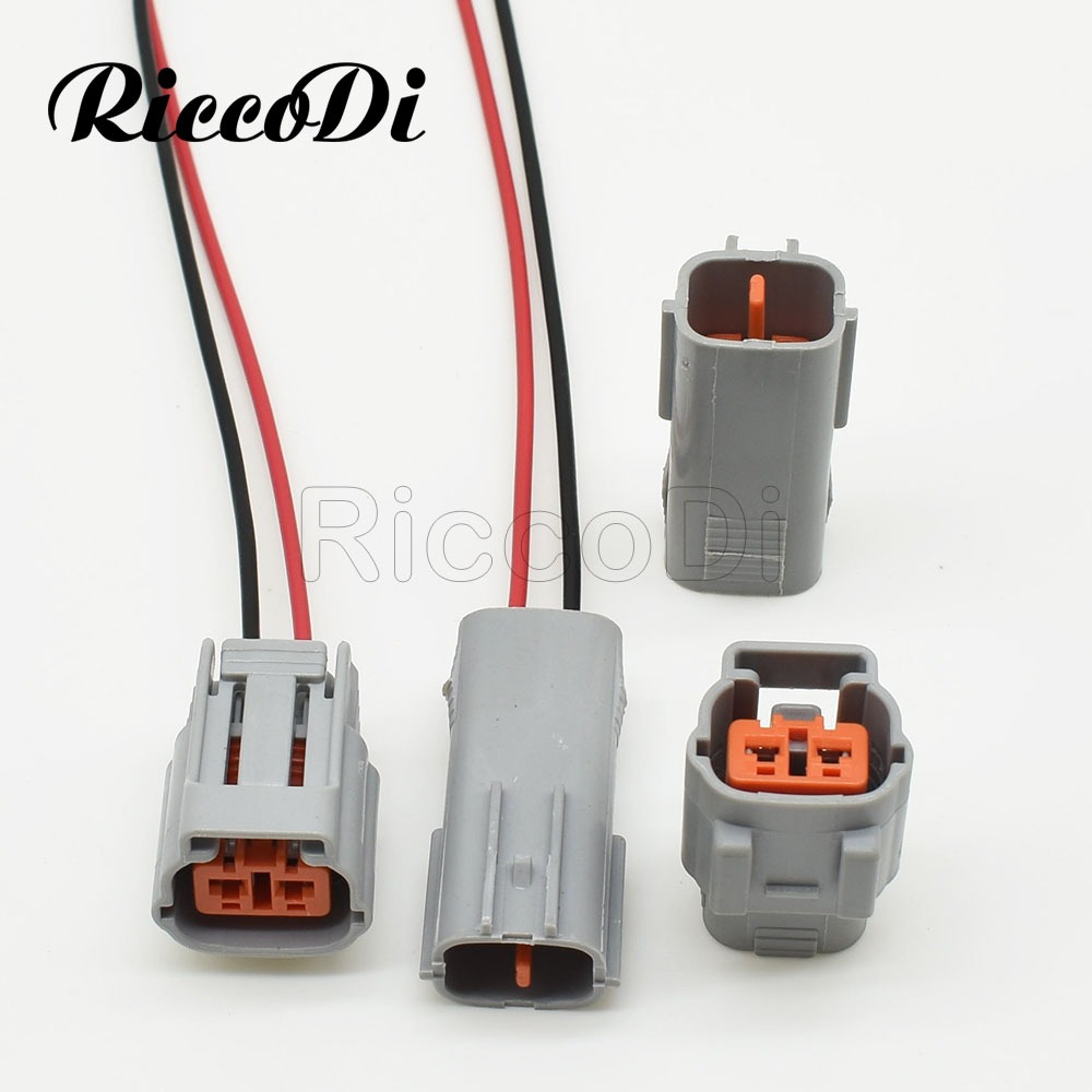 1 Set 2 Pin DL Sealed Series 2.3 MM(090) Male Female Grey Waterproof ...