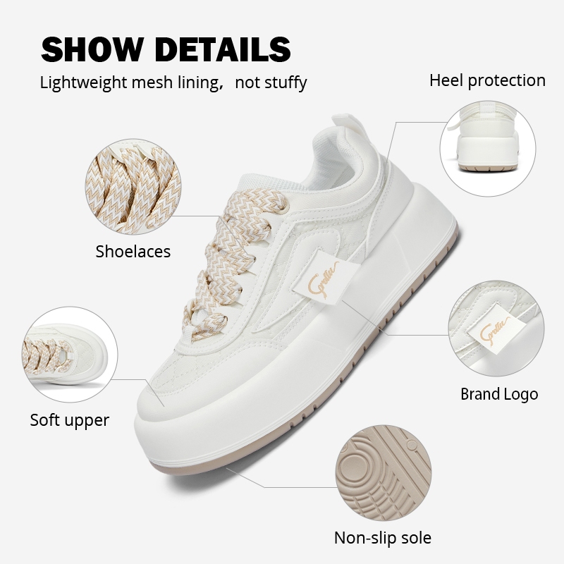 COROLLA rubber shoes for women White Sneakers Latest Casual chunky ...