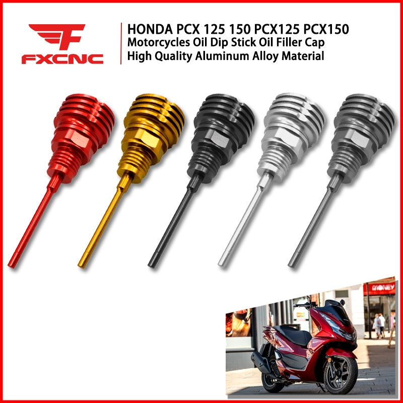 FXCNC Aluminum Motorcycles Oil Dip Stick Oil Filler Cap Dipstick For ...