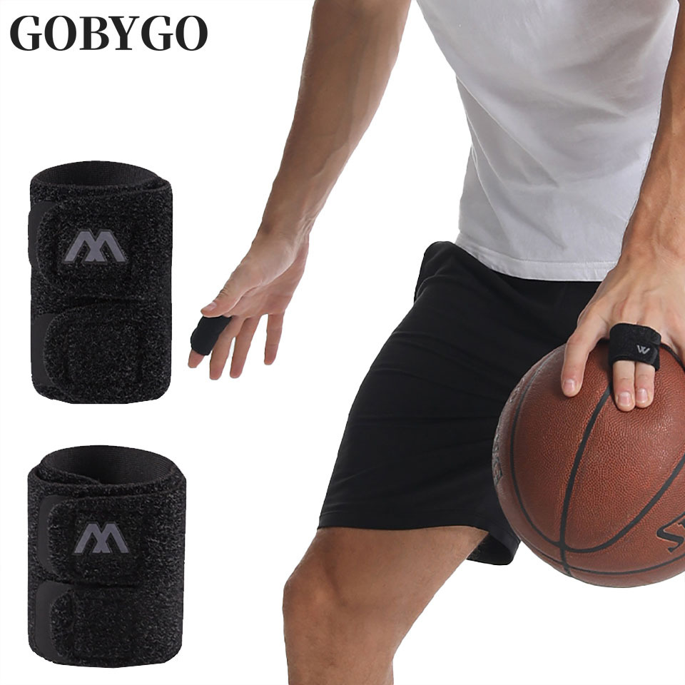 GOBYGO Sport Sprain Finger Splint Guard Finger Protector Sleeve ...