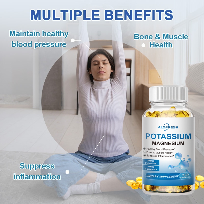 Potassium Magnesium Capsule – Muscle, Bone, & Heart Health ...
