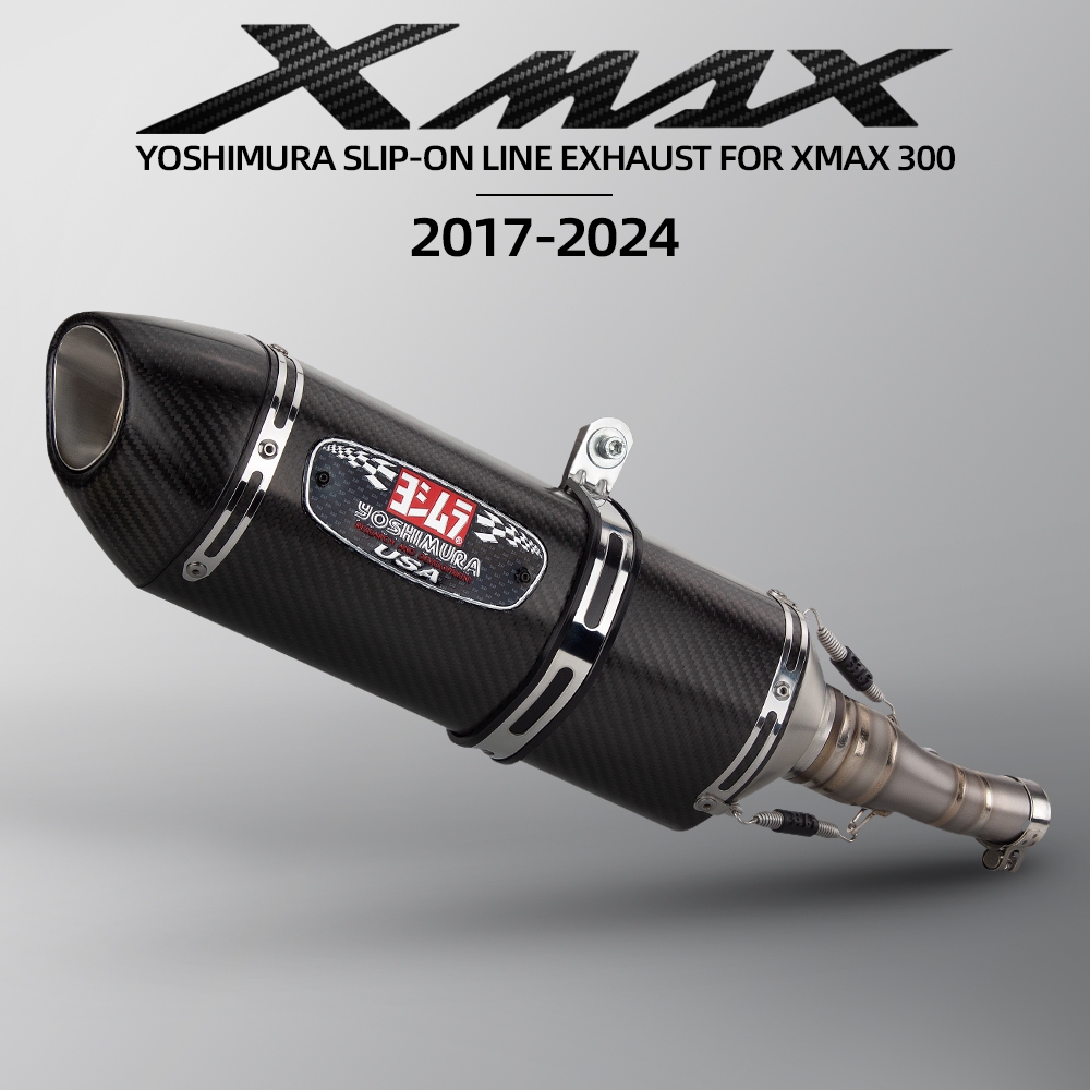 Yoshimura R77 carbon titanium elbow exhaust slip on line for YAMAHA ...