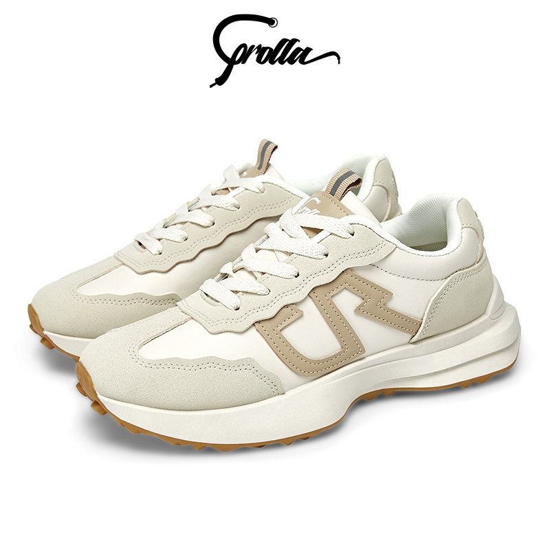 COROLLA Women's Sneakers White Round Toe Latest Casual Korean Shoes ...