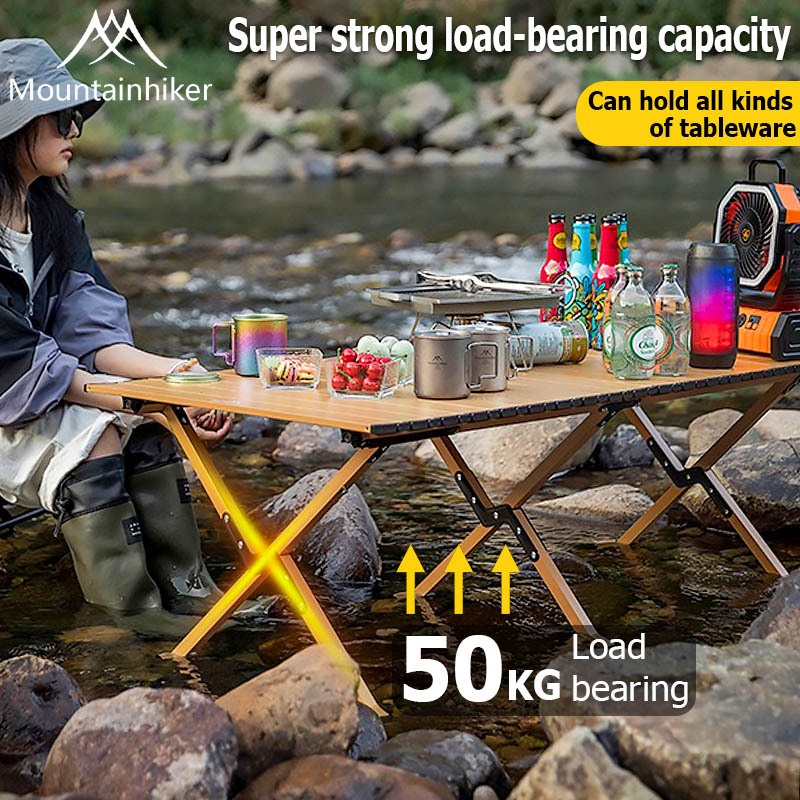 MOUNTAINHIKER outdoor camping table 120CM foldable Meja camping table ...