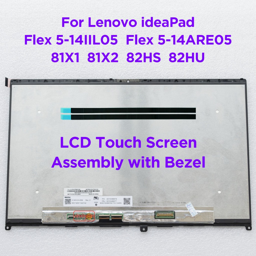 14.0-Inch LCD Touch Screen Digitizer Assembly for Lenovo ideaPad Flex 5 ...