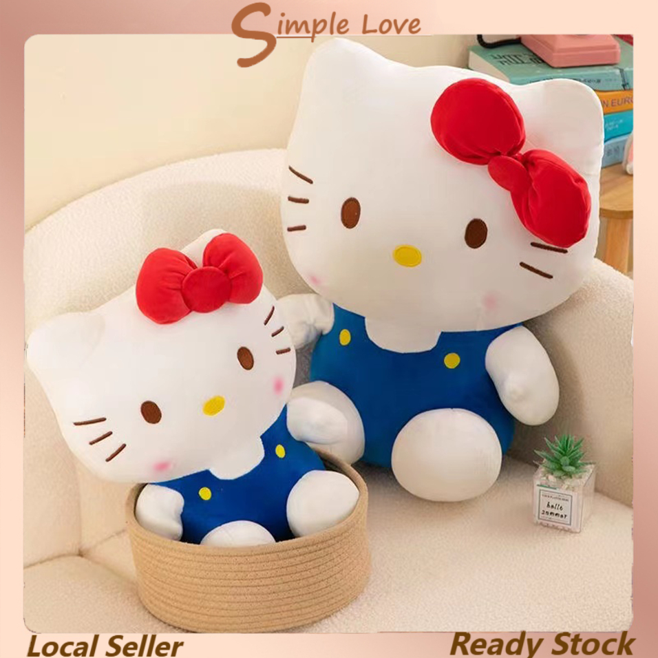 Hello kitty stuffed toy cartoon hello kitty cat plush toy doll kid ...