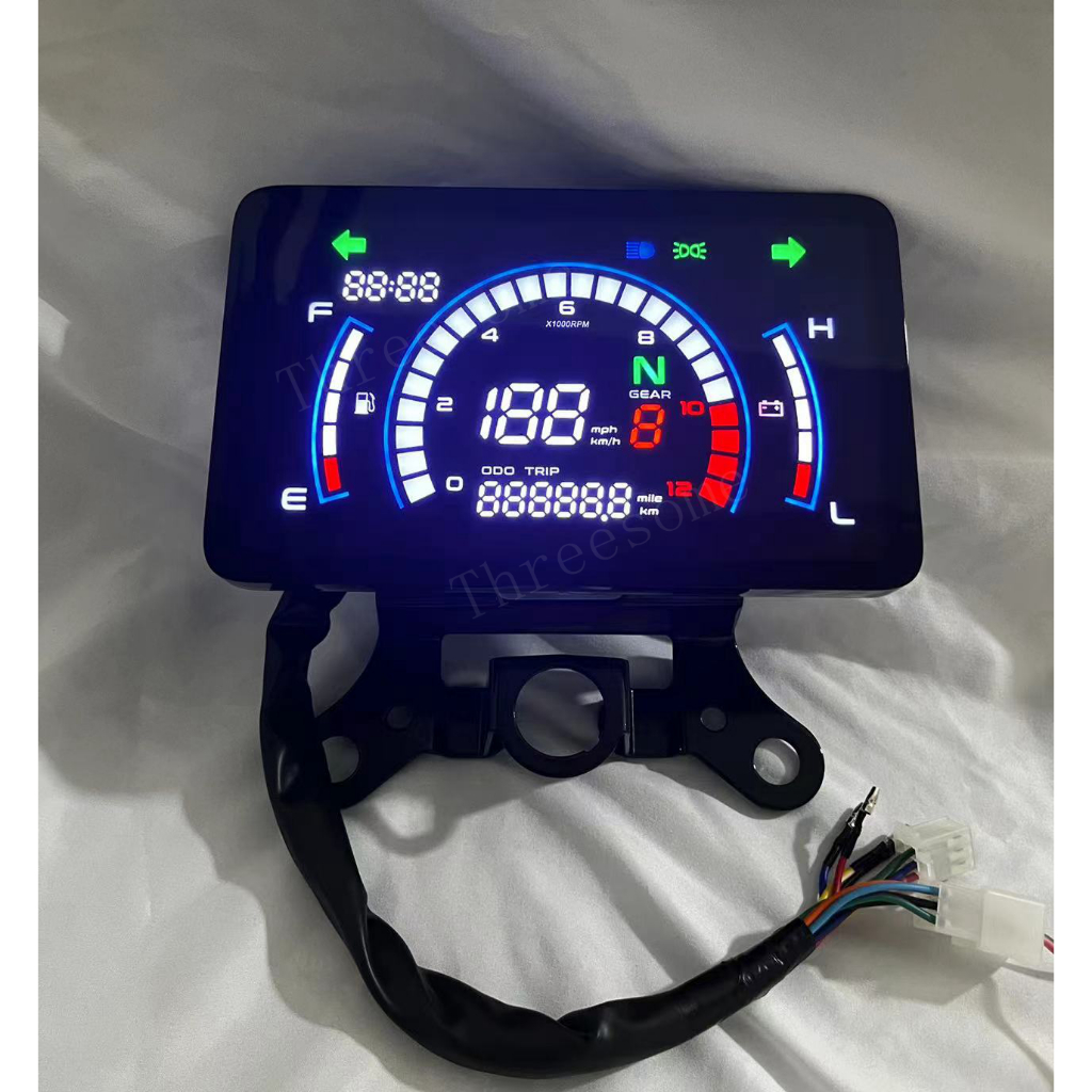 TMX 125 ALPHA Speedometer Digital Meter Assy For Honda CG125 Rusi Tc ...