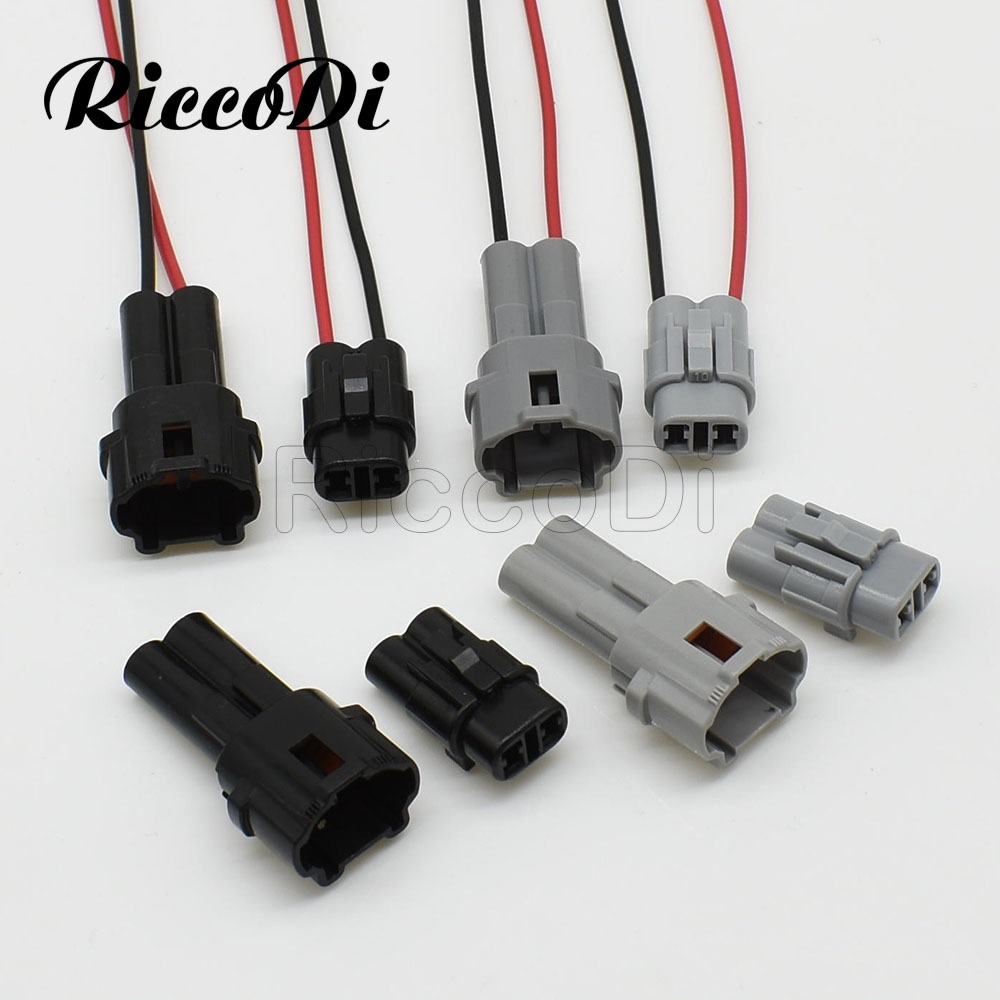 1 Set 2 Pins Sumitomo Female Male Grey White Kit MT Sealed Auto Waterproof Connector Plug 6180 ...