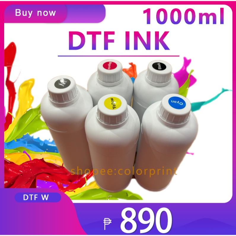 DTF white ink color 1000ml good quality stable dtf ink for all ...