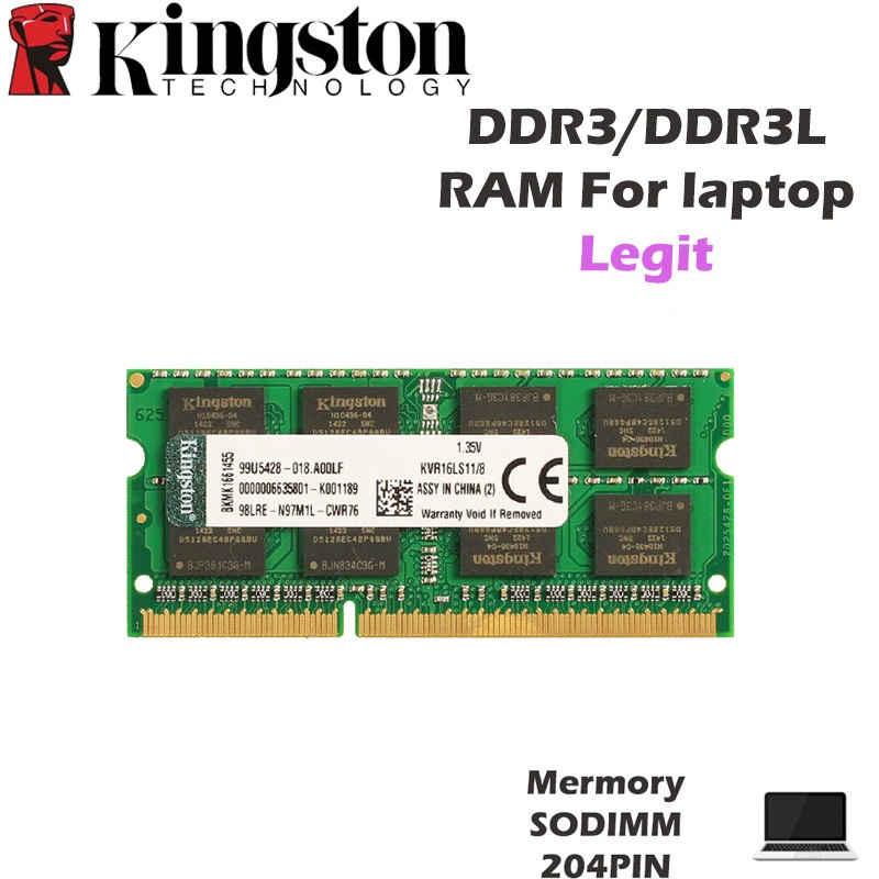 Laptop RAM DDR3 DDR3L 2GB 4GB 8GB 1066/1333/1600MHz 1.35V 1.5V PC3 ...