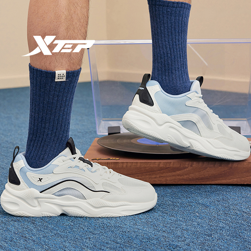 Xtep Casual Shoes Breathable All-match Vintage Travel for Men | Shopee ...