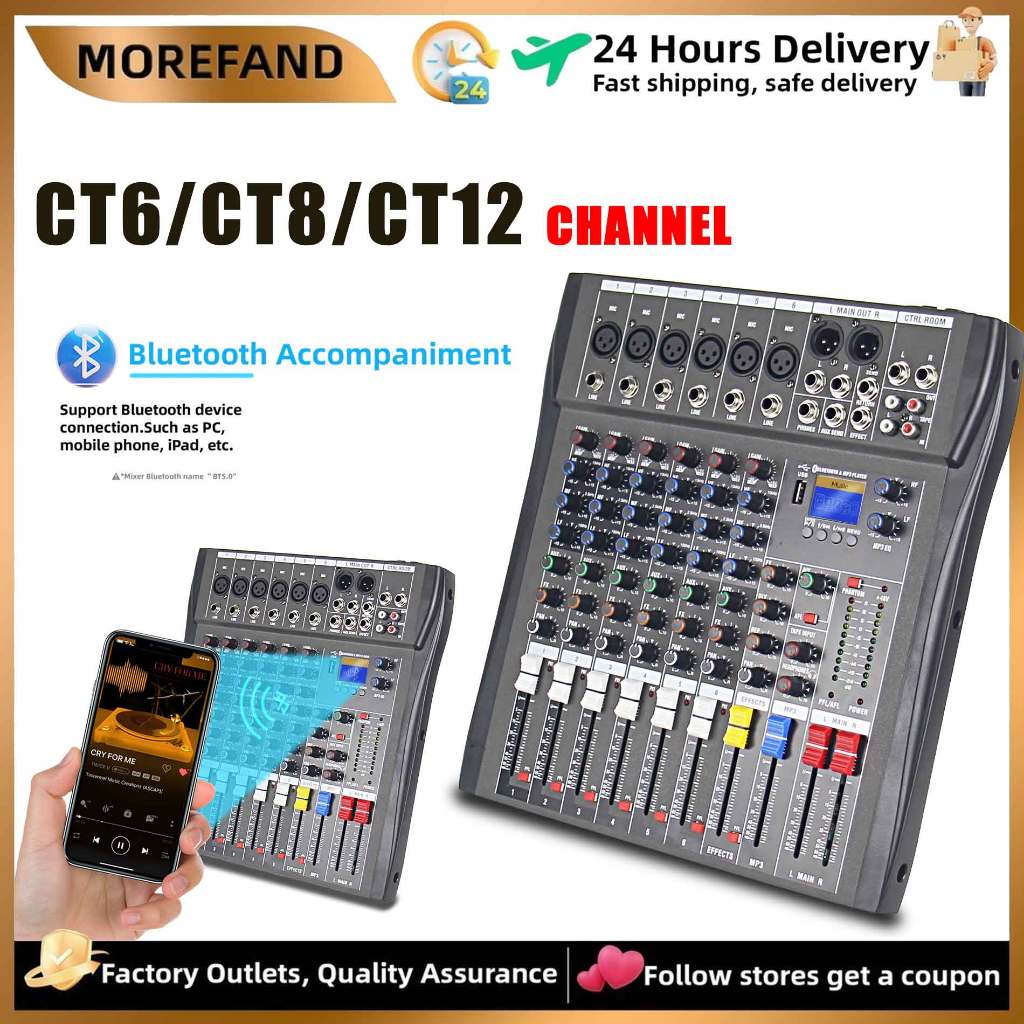 CT12-USB professional mixer 12-channel built-in na EQ 99DSP recording ...
