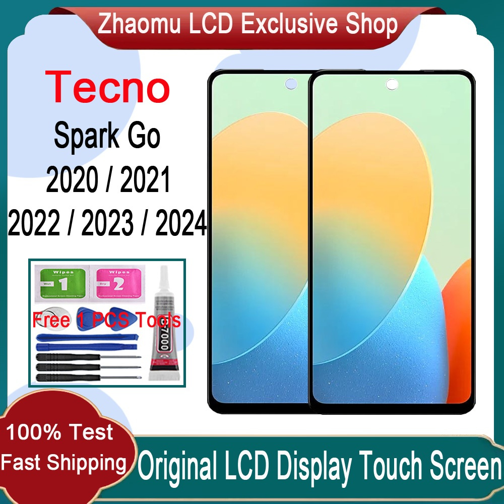 Original Tecno Spark Go 2020 2021 2022 2023 2024 LCD Display Touch Screen Replacement | Shopee ...