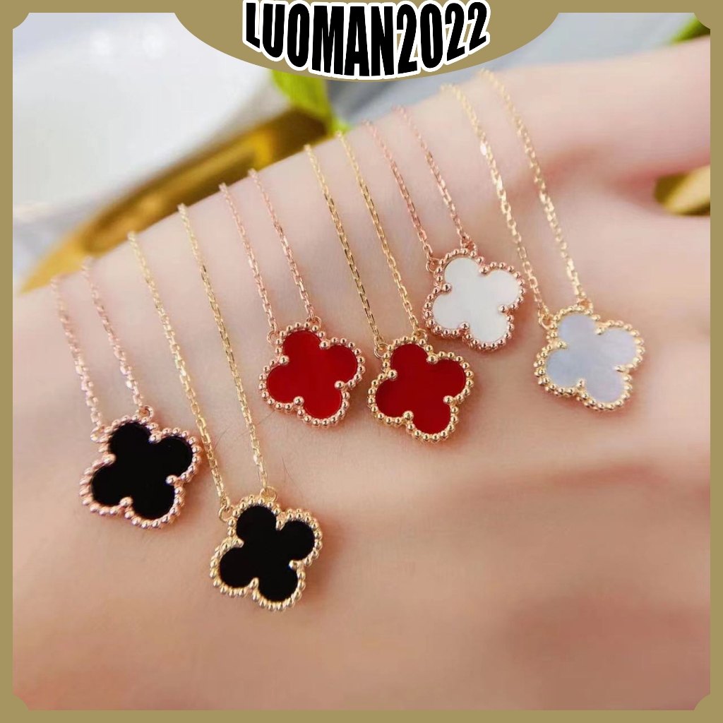 Vca four-leaf clover Alhambra medium 15mm necklace series | Shopee ...