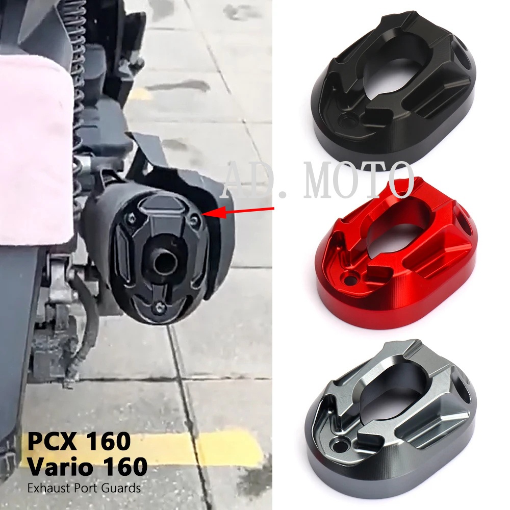 Motorcycle Exhaust Pipe Protective Cover For Honda PCX 160 PCX160 2021 2022 2023 2024 Rear ...