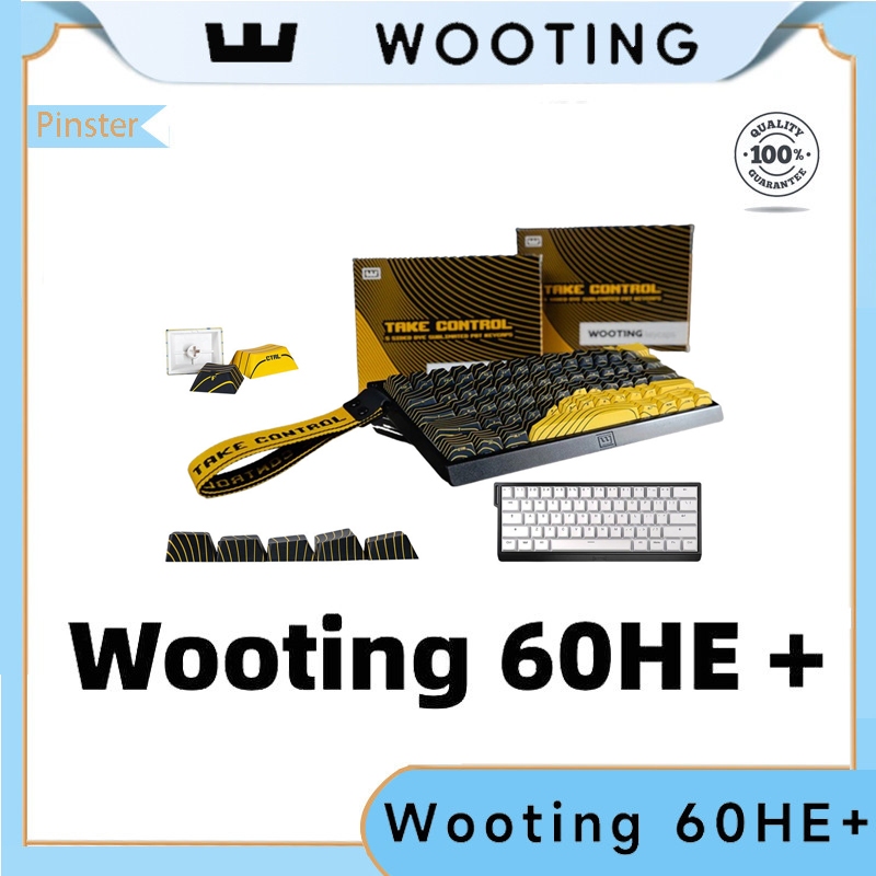 Wooting60HE+Wooting 5 sided Dye-sub PBT Keycap Set - Take Control ...