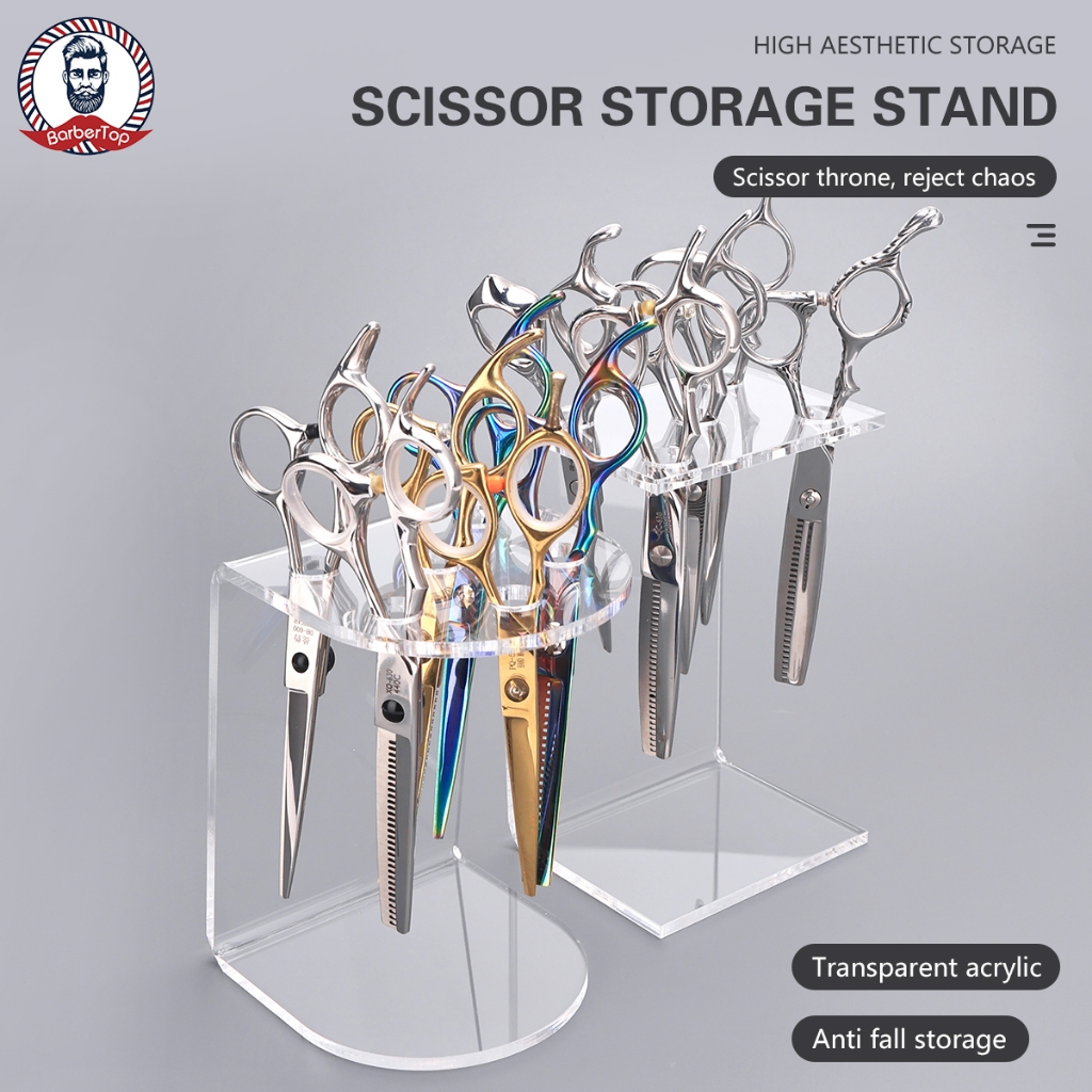 Professional Hair Scissor Comb Holder Salon Scissor Shear Rack ...