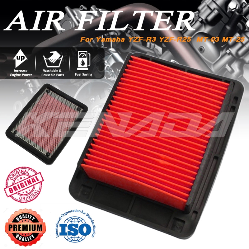 Air Filter Air Filter Yamaha R3 / MT03 YZF R3 YZF R25 1WD-E4451-001 ...