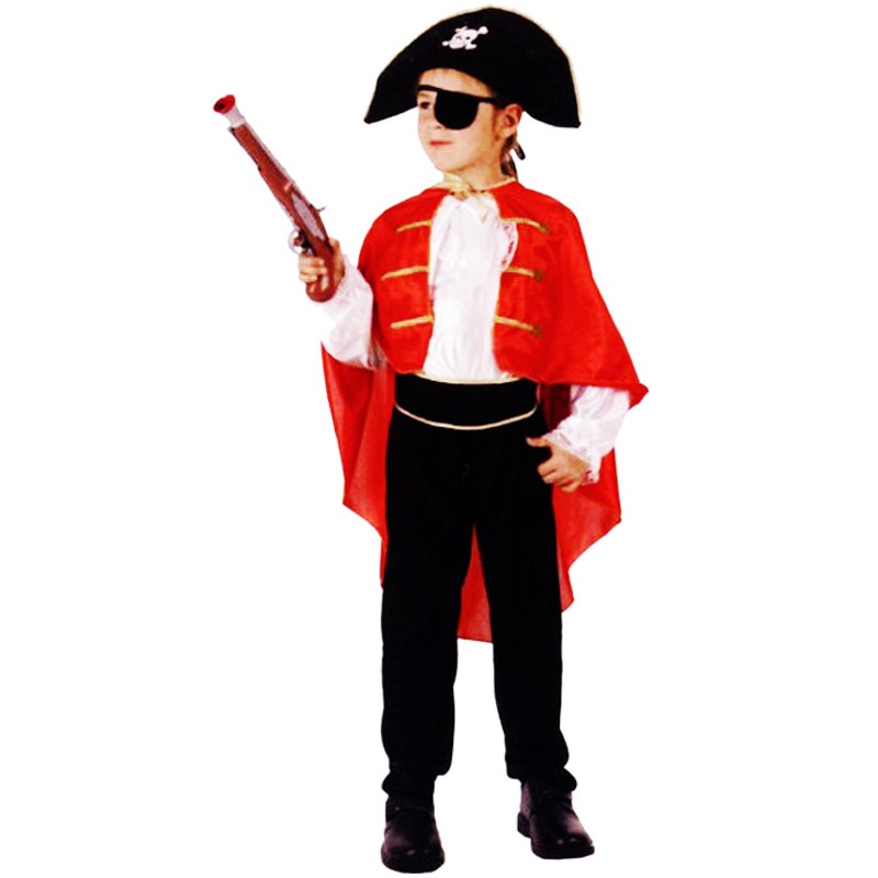 Boys Kids Cosplay Costumes Pirates of the Caribbean Pirate Clothes ...