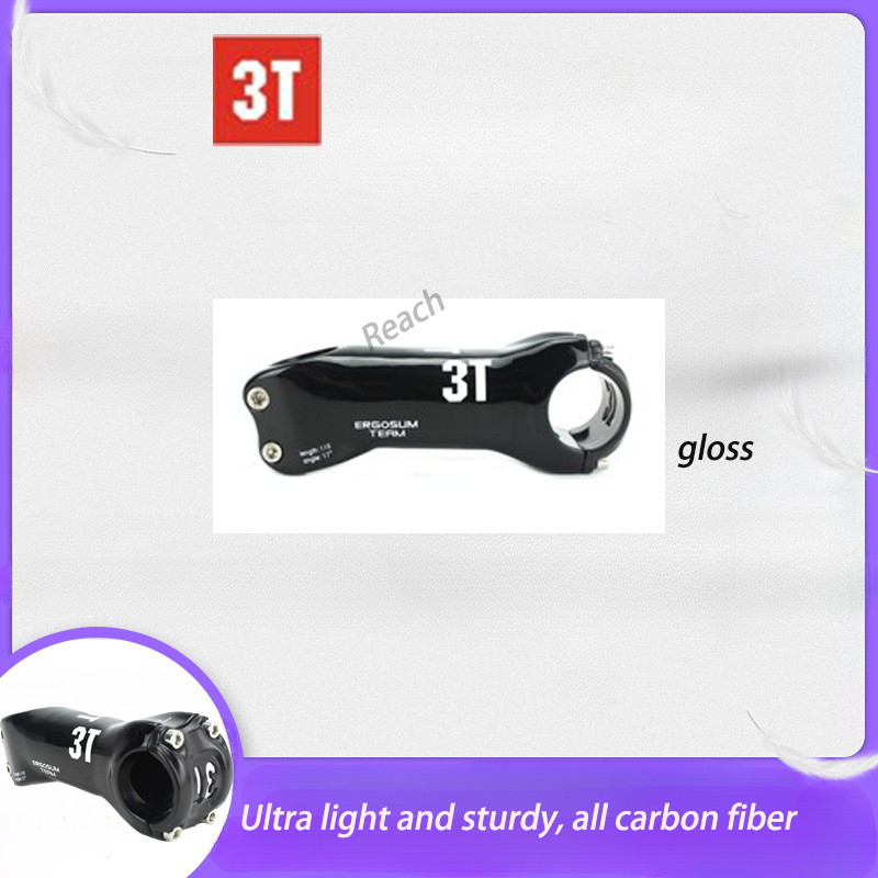 3T full Carbon Stem 31.8mm Ultralight mountain/Road Bicycle Handlebar ...