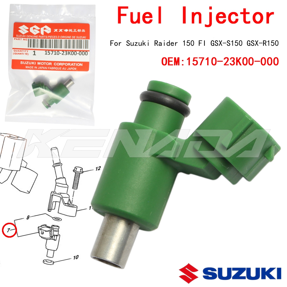Fuel Injector ( 4 Holes / 10 Holes ) Suzuki Gsx-S 150 / Gsx-R 150 ...