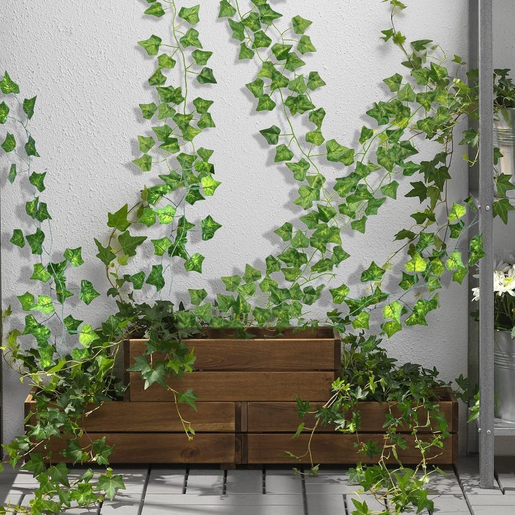 1pcs Artificial Ivy Vine Fake Foliage Flower Hanging Leaf Garland Plant ...