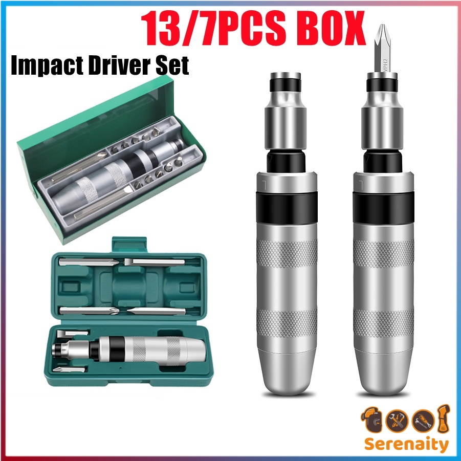 13PCS 1/2 Inch Drive Impact Driver Set Extractor Tool Slotted or ...