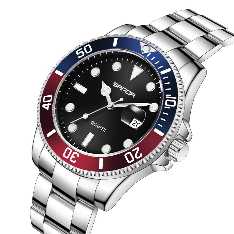 Sanda 1099-2 Waterproof Luxury Personalized Men's Quartz Business ...