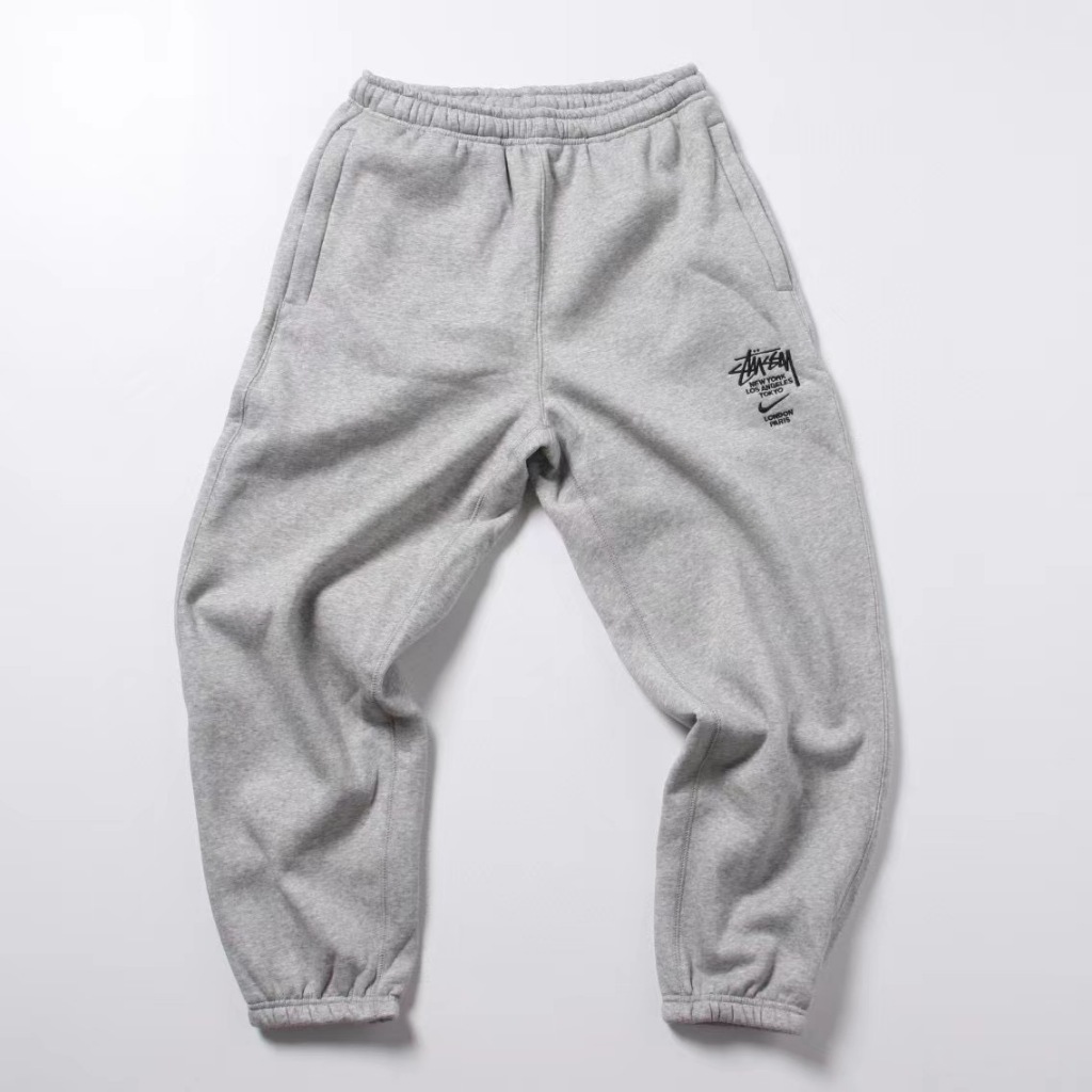 STU x N1KE co-branded pants embroidered logo design pants | Shopee ...