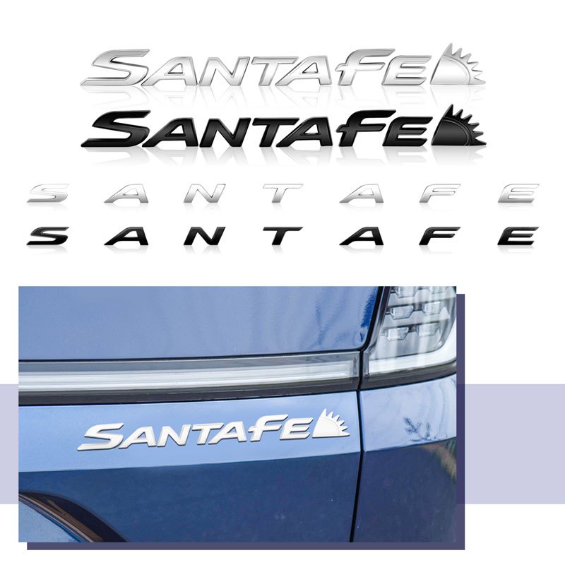 For Santa Fe Lettering Emblem N Line NX4 Kona Veloster Tucson Ix25 Ix35 ...