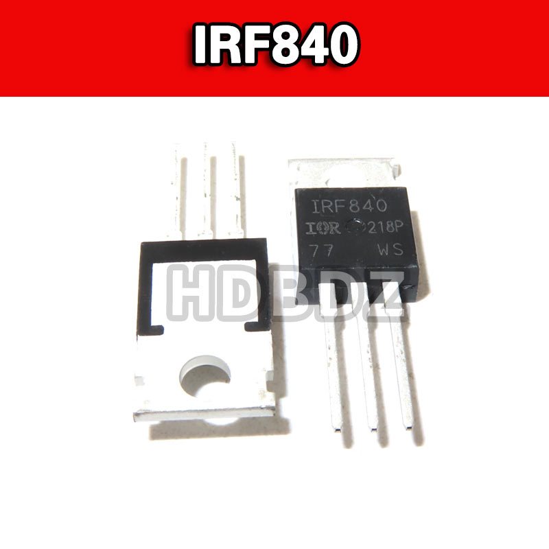 10pcs IRF840 IRF840PBF 500V 8A TO-220 Field Effect Tube Triode IC MOS ...