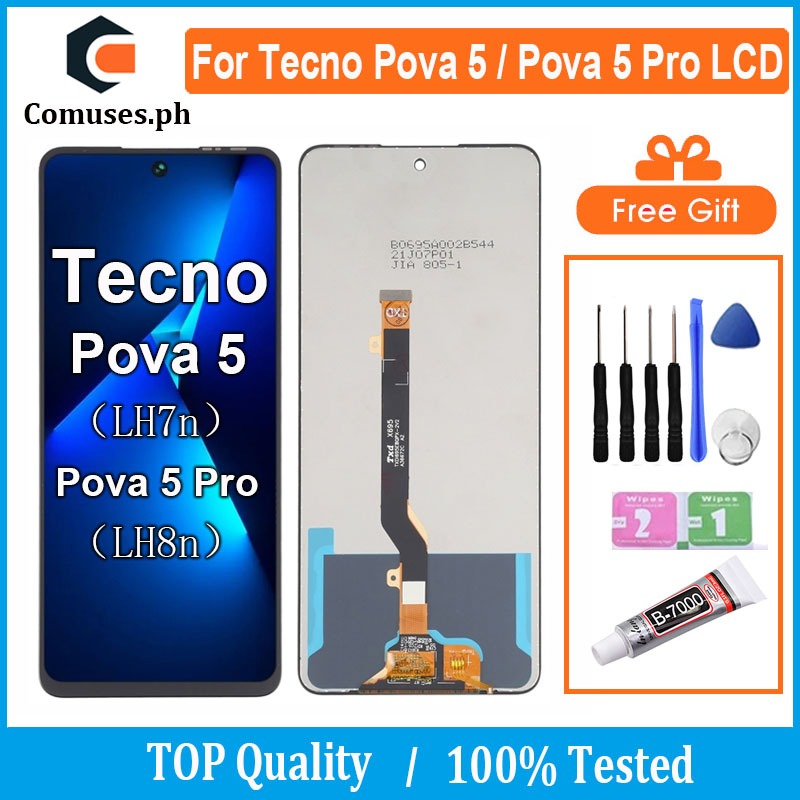 COMUSES LCD For Tecno Pova 5 / Pova 5 Pro LCD Display Touch Screen ...