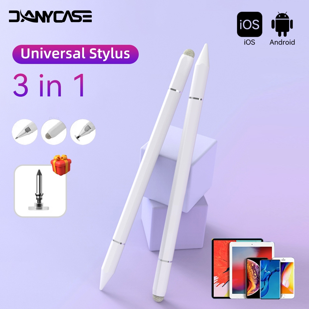 3 in 1 Universal Stylus Pen Pencil for Mobile Android iOS Phone No ...