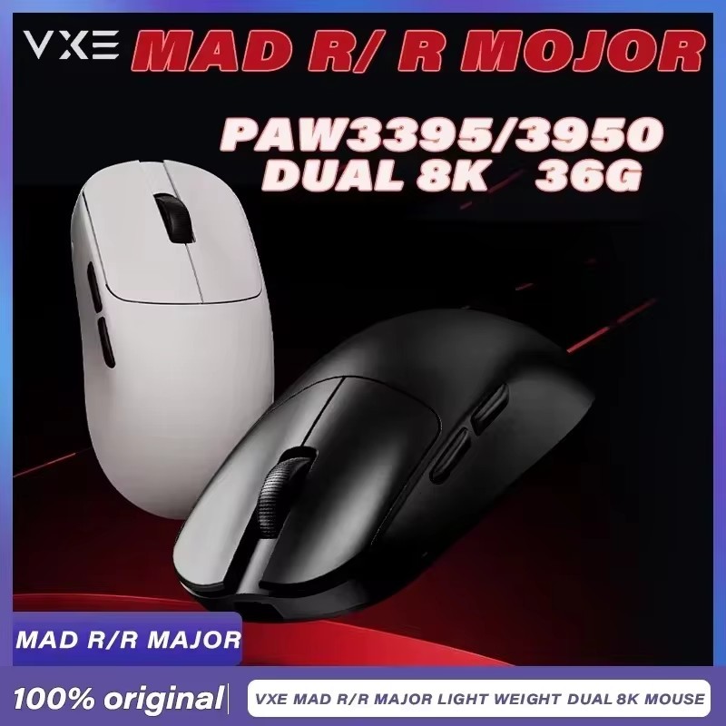 VXE MAD R/R MAJOR light weight Dual 8K mouse 2.4G wireless wired ...