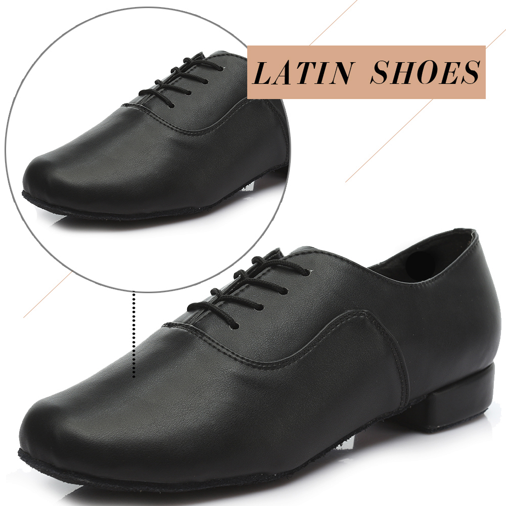 [Ready Stock] International Standard Dance Shoes Black Mens Modern ...