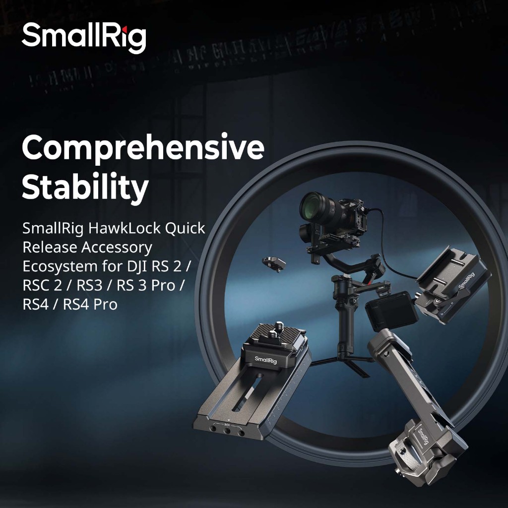 SmallRig HawkLock Arca-Swiss /Manfrotto Quick Release Plate/mini NATO ...