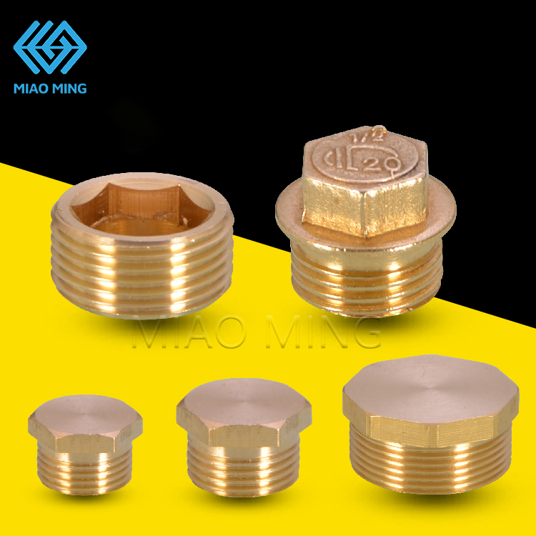 1/8" 1/4" 3/8" 1/2" 3/4" 1" Copper Brass Male Thread Brass Flat Pipe ...