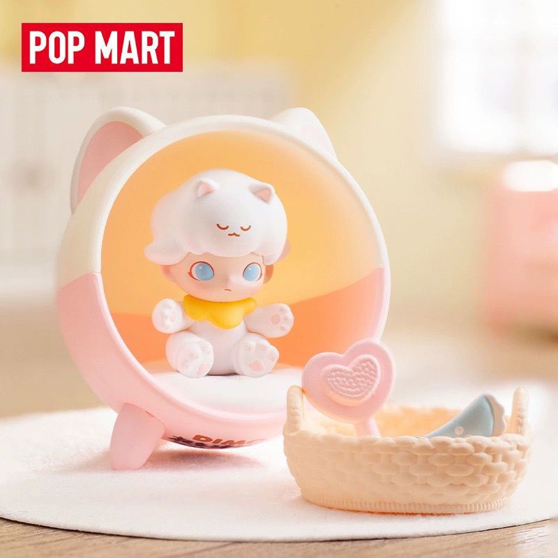 Original POP MART Dimoo Cat Paradise Series Action Figure Desktop ...